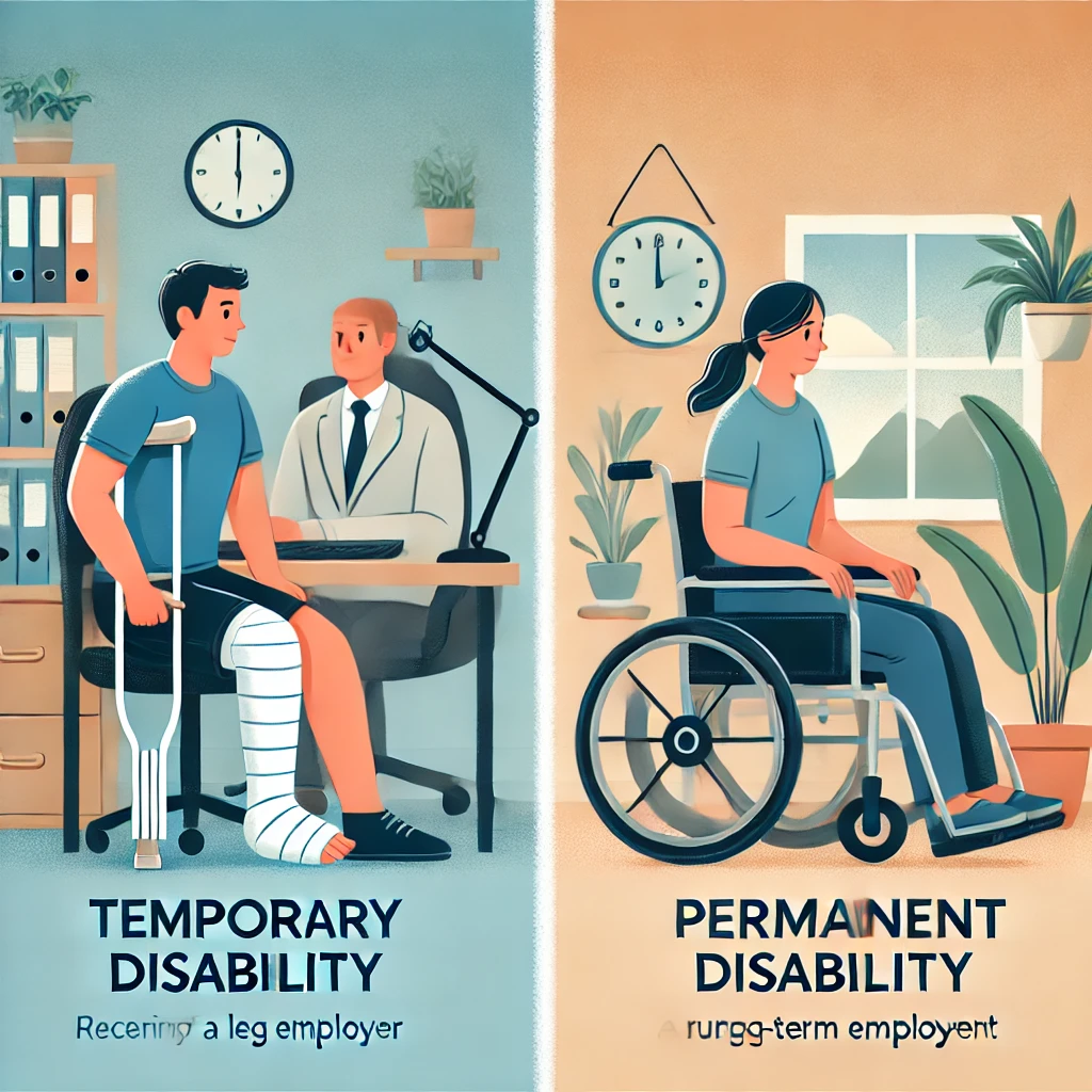 Temporary vs. Permanent Disability: What’s the Difference?