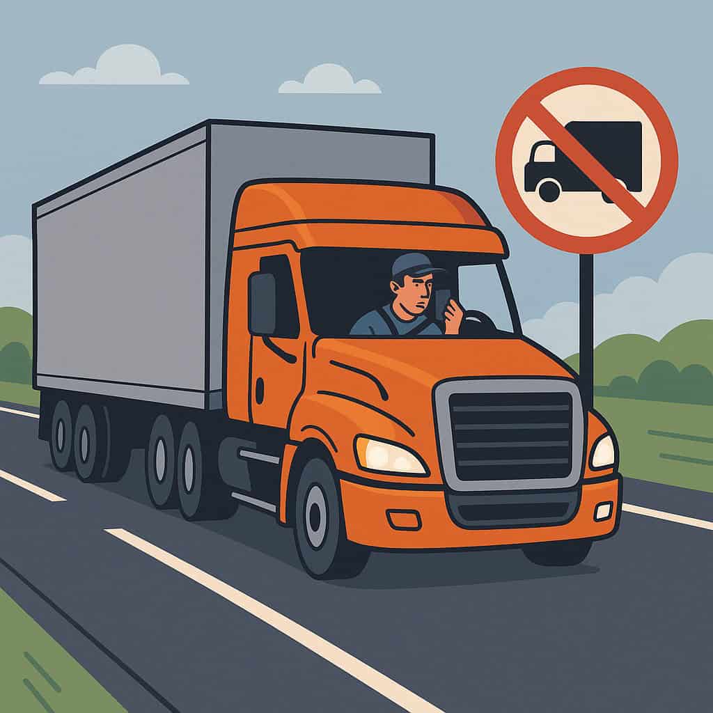 When Truck Drivers Break the Rules on the Road